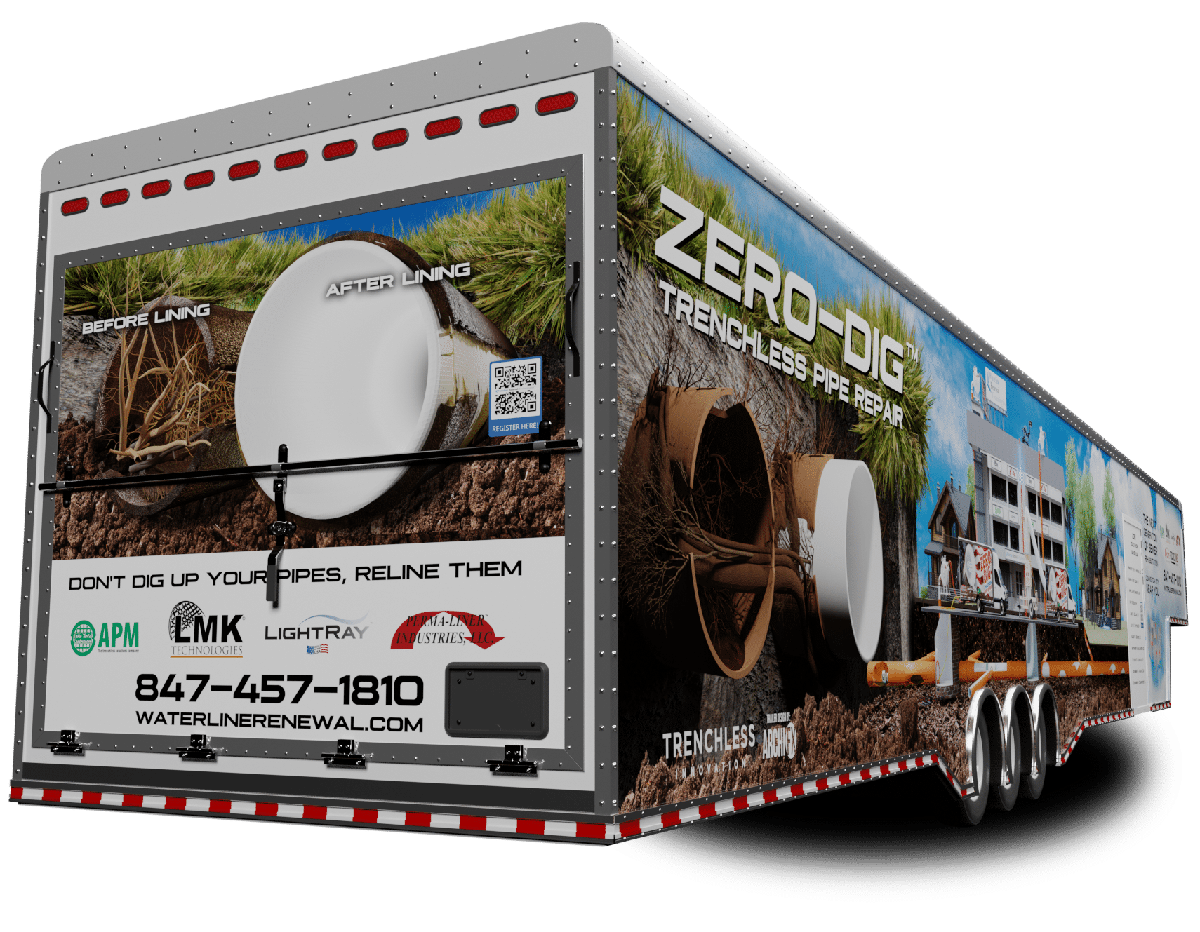 Manhole Equipment Trailer | Waterline Renewal Technologies