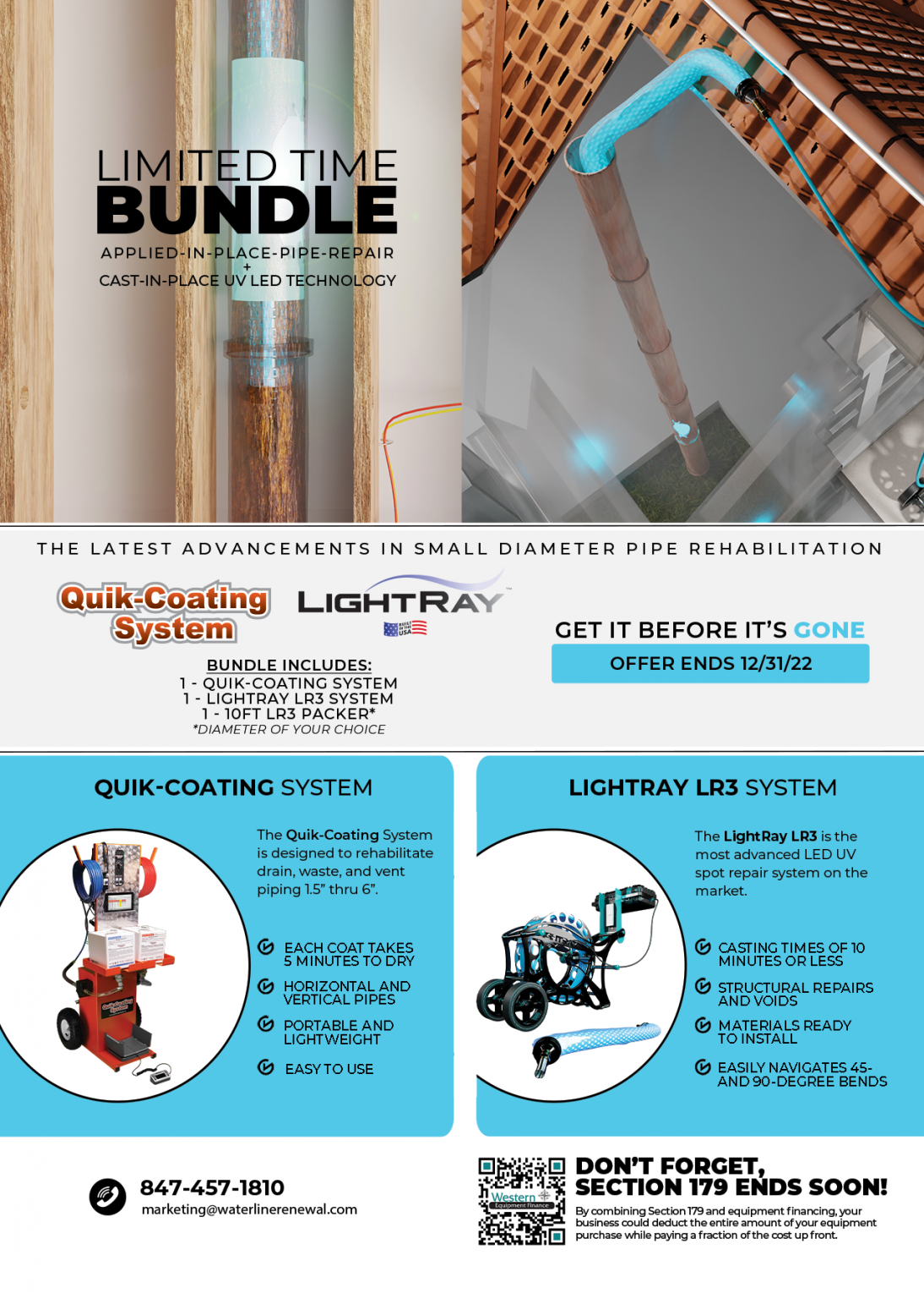 200th LightRay LR3 System! | Waterline Renewal Technologies
